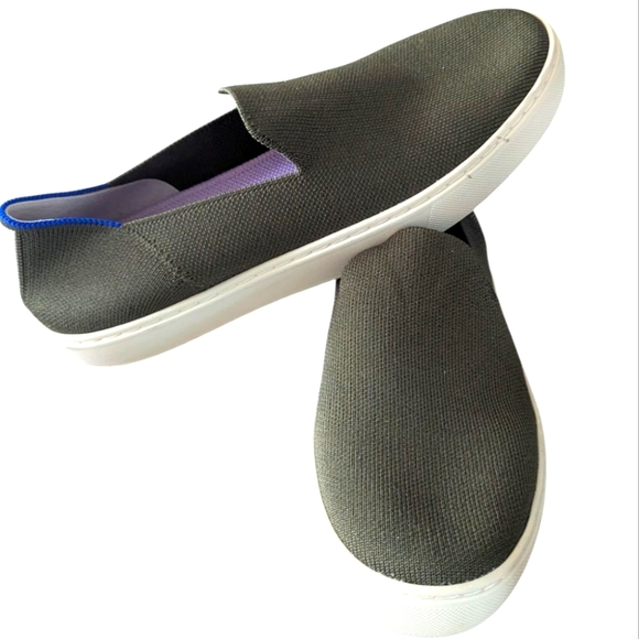 Rothy's | Shoes | Rothys Olive Green Slipon Sneakers Sz9 | Poshmark